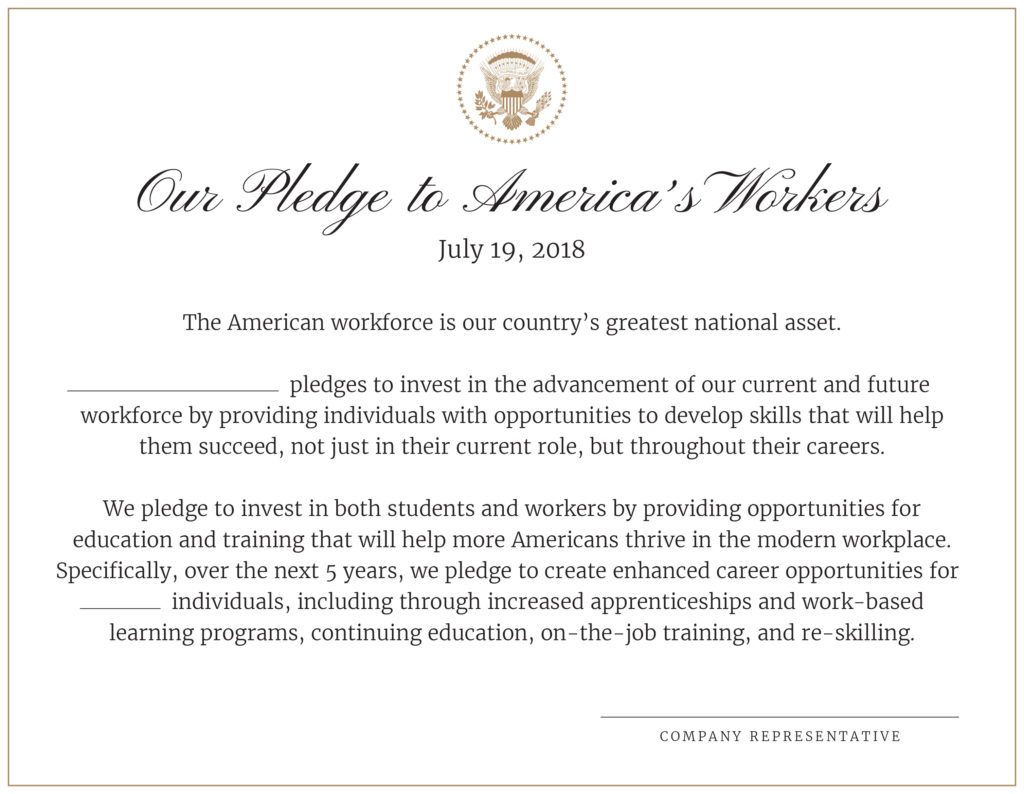 Sign the American Workforce Pledge – Florida Chamber of Commerce