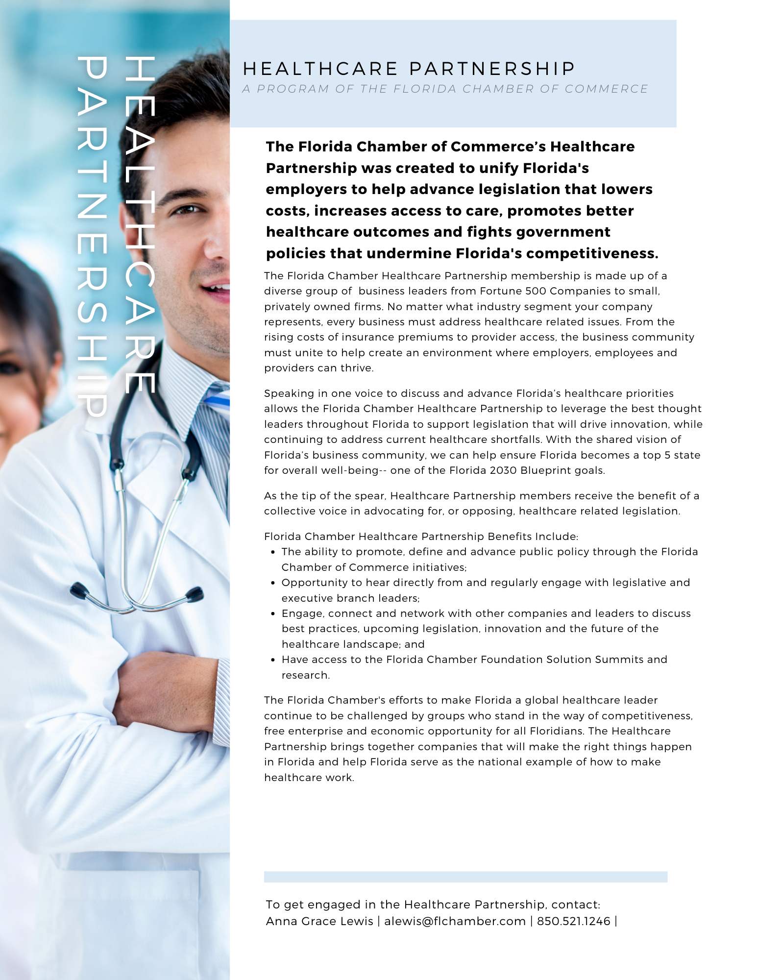 Healthcare Partnership – Florida Chamber of Commerce